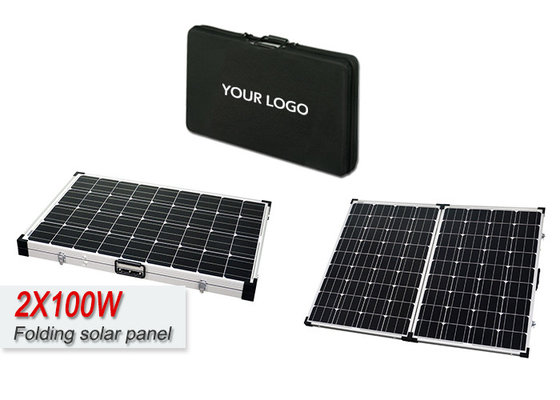 Energy Saving Custom Trailer Solar Panels , 200 Watt Solar Panel Camping 