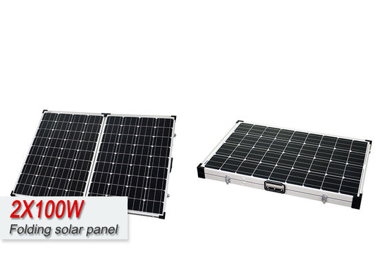 High Efficiency 200w Foldable Solar Panel Kits Easy Assembling For Camping