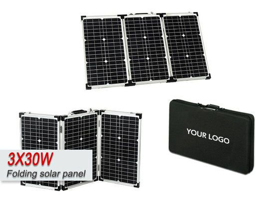 Mono 90w Portable Foldable Solar Panel For Camping / Boats High Performance