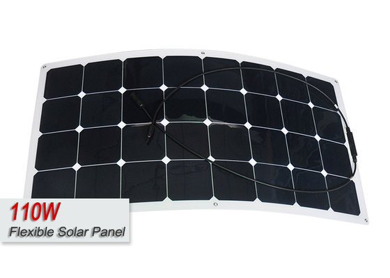 110 Watt Semi Flexible Solar Roof Panels / Camping Solar Panels