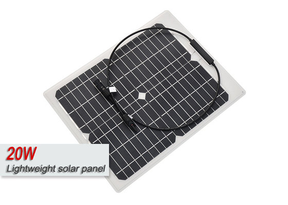 ETFE Film Sungold 20 Watt Monocrystalline Solar Panel With IP67 Junction Box