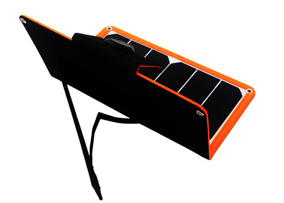 14w Portable Solar Power RV Battery Charger With Mountain - Climbing Buckles 