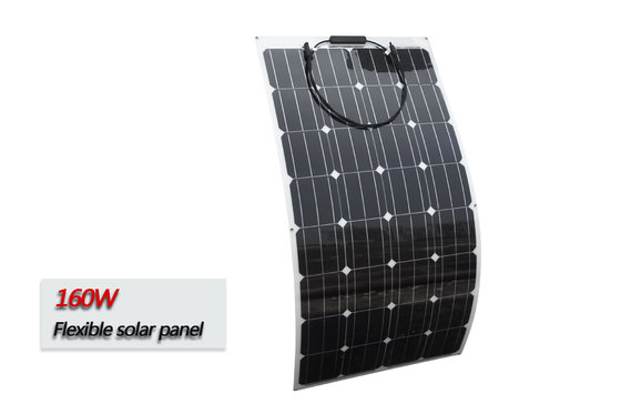 160 Watt ETFE Semi Flexible Solar Panel Camping 20.50% Efficiency For Motorhomes