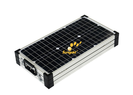 Portable 12V 90W Folding Solar Panels For Motorhomes / Camping / Caravan