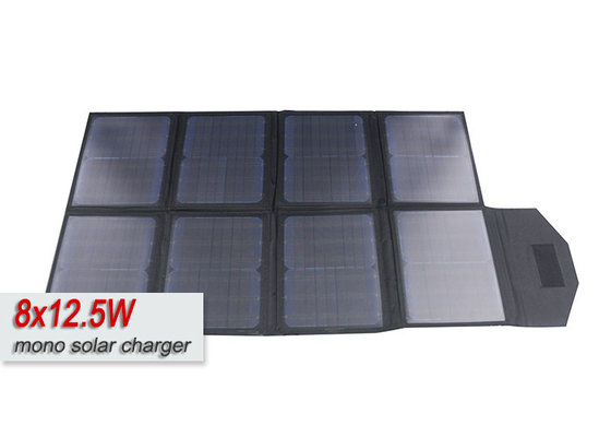 High Efficiency 100 Watt Portable Solar Powered Battery Charger For 12v Battery