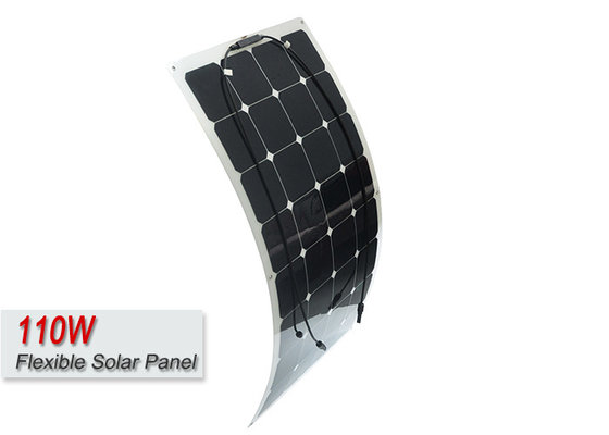 Bendable High Efficiency Semi Flexible Solar Panel 110 Watt Sunpower Cell