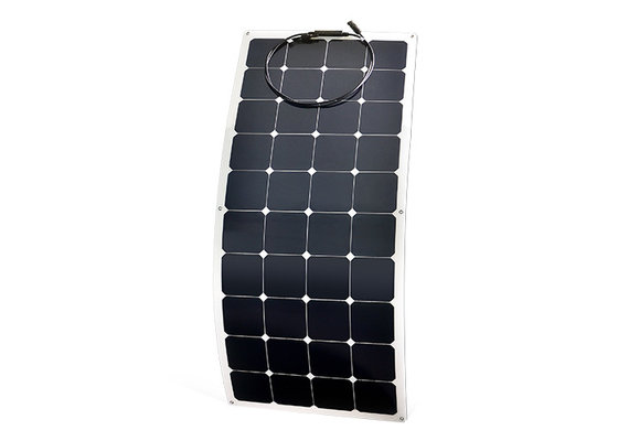 High Efficiency 130w Semi Flexible Solar Panel Sheets For Boats / Tents