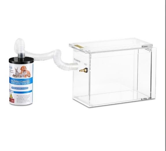 Induction Chambers, 	Evacuation & Scavenging,used for initial quick anesthetization of animals before surgery