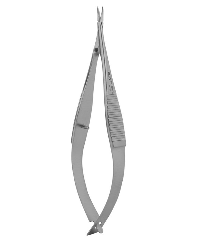 VANNAS Spring Scissors (Triangular)-S/S Cvd/5*0.1mm/8.5cm- S11002-08,fine pruning of blood vessels,
