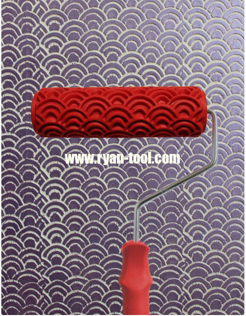 How To Texture A Wall-7" Decorative Texture Roller with Fish Skin cover, item# RY320T