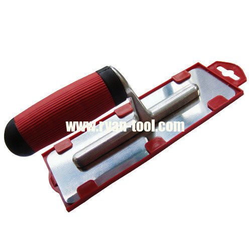 Platoir inox bords arrondis-Stainless steel trowel with rounded edges, Item# T0101