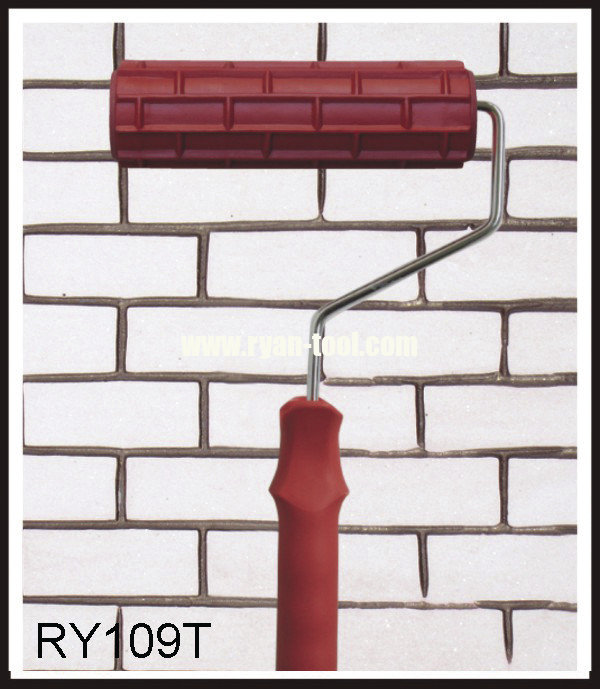 7" Special roller to easily create a brick effect in paint, item# RY109T