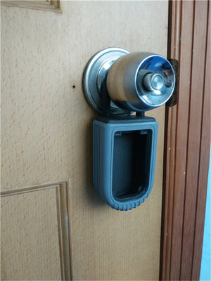 Original Portable Key Storage Box , Zinc Alloy Push Button Key Lock Box
