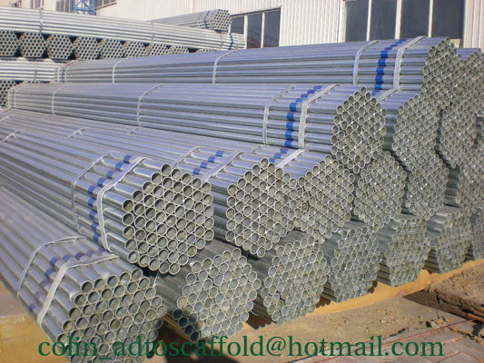 Durable anti-rust galvanized scaffolding tube and scaffolding pipe for ME market