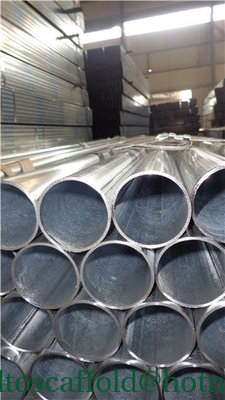 Pre-Galvanized 0.9-2.1mm scaffolding Steel/Iron tube / pipe  for ME market