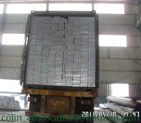 Galvanized 1m to 4m safe scaffolding steel plank used in construction for ME market