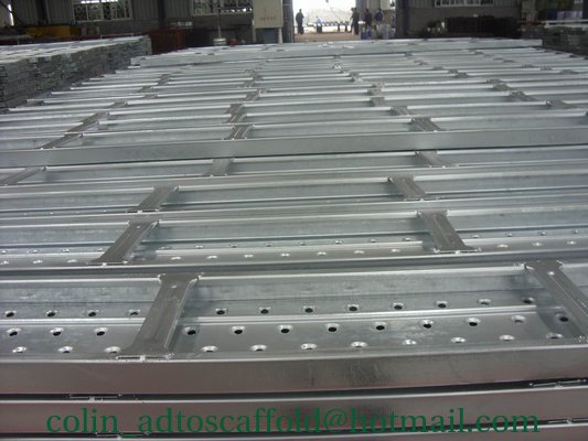 Lowest price： standard durable steel scaffolding boards for sale in construction