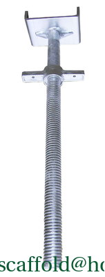Galvanized Adjustable Steel Scaffolding Leveling Hollow U Head Jacks used in construction for Middle East market