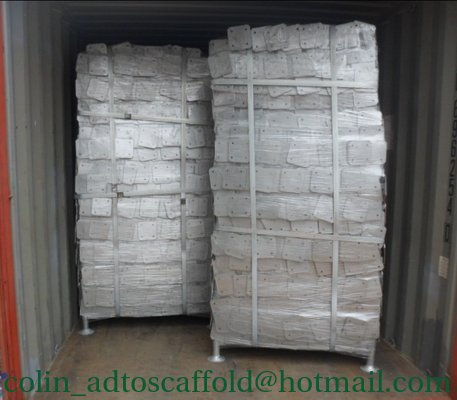 Galvanized Adjustable Steel Scaffolding Leveling Hollow U Head Jacks used in construction for Middle East market