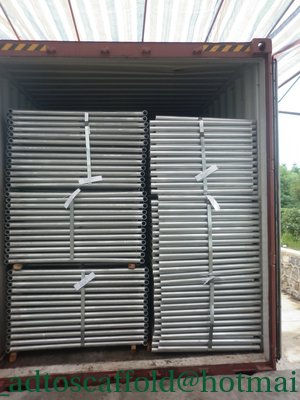 hot sale galvanized metal scaffolding Mason Frame systems used in construction for Middle East market