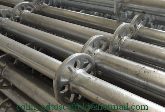hot sale hot dipped galvanized metal scaffolding Ringlock Standard used in construction