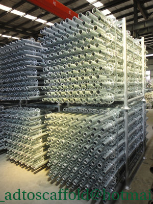 hot sale hot dipped galvanized metal scaffolding Ringlock Standard used in construction