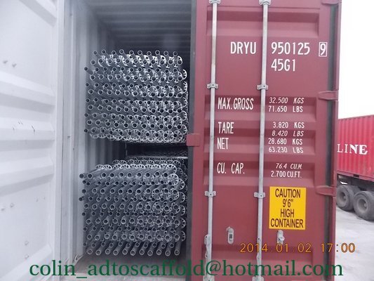 hot sale hot dipped galvanized metal scaffolding Ringlock Standard used in construction