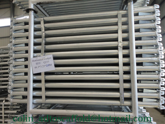 hot sale hot dipped galvanized metal scaffolding Ringlock Ledger used in construction