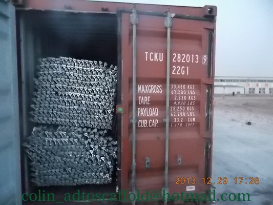 hot sale hot dipped galvanized metal scaffolding Ringlock Vertical/Diagonal Brace used in construction
