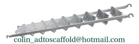 Free sample： competitive permanent steel scaffolding stairs for sale in construction