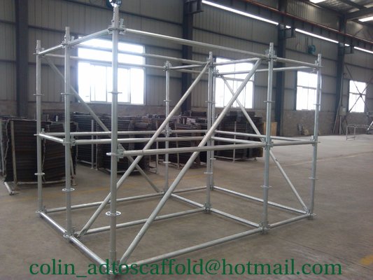 hot sale high quality hot dipped galvanized metal scaffolding Ringlock systems used in construction