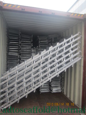 Call right now： low-tariff dependable steel scaffolding stairs for sale in construction