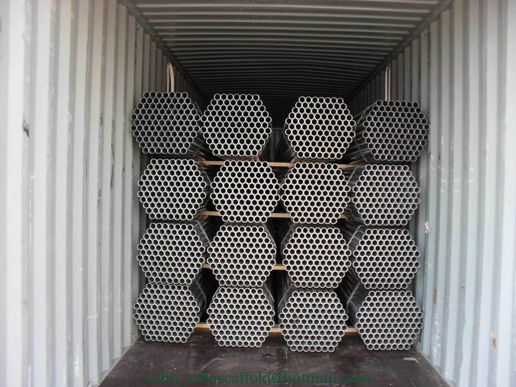 Free sample cheap durable 48.3mm hot dipped galvanized steel scaffolding pipe for rent