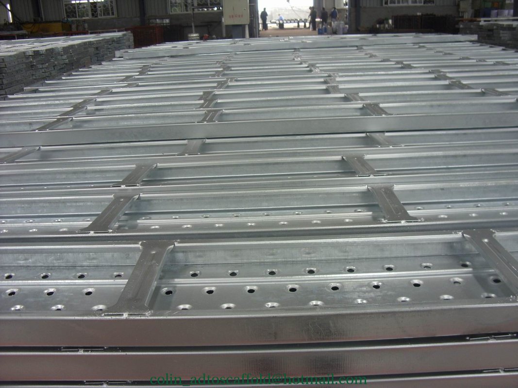 Galvanized 1m to 4m safe scaffolding steel plank used in construction for ME market