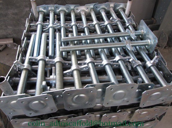 Cost-effective： bargain-based enduring steel scaffolding jacks for sale in construction