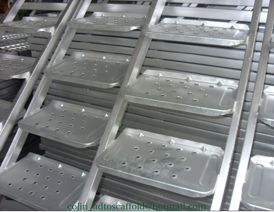 No obligation required: marked-down durable steel scaffolding stairs for sale in construction