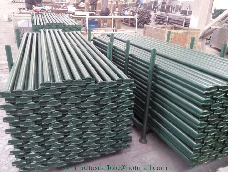 hot sale painted | hot dipped galvanized metal scaffolding Cuplock System used in construction