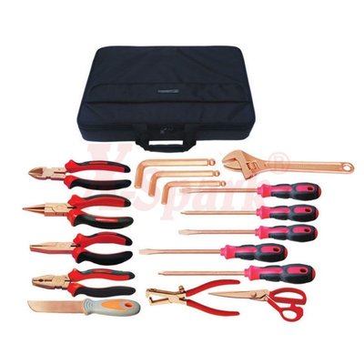No.AA08-18 Tool set 18pcs non-sparking Tool Set Explosion Tool Set supplier