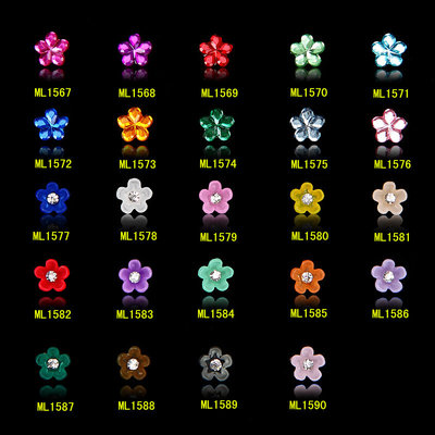 Hot NEW Wholesale Alloy Jewelry 3D Nail Art Jewelry Nail rhinestones Sticker Supplier Number ML1567-1590