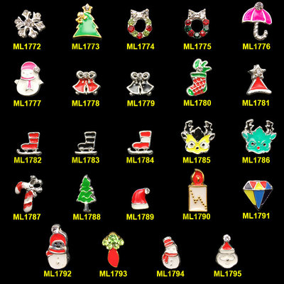 Hot NEW Wholesale Alloy Jewelry 3D Nail Art Jewelry Nail rhinestones Sticker Supplier Number ML1772-1795
