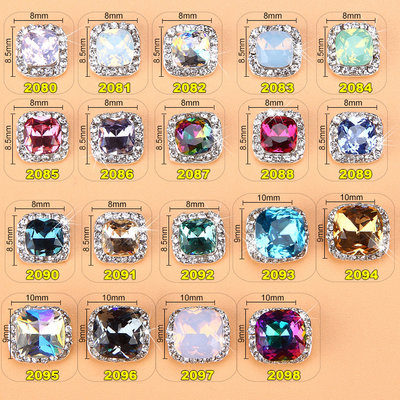 Hot NEW Wholesale Alloy Jewelry 3D Nail Art Jewelry Nail rhinestones Sticker Supplier Number ML2080-2098