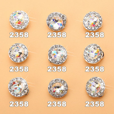 Hot NEW Wholesale Alloy Jewelry 3D Nail Art Jewelry Nail rhinestones Sticker Supplier Number ML2358