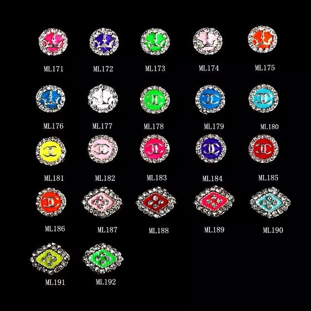 Hot NEW Wholesale Alloy Jewelry 3D Nail Art Jewelry Nail rhinestones Sticker Supplier Number ML171-192