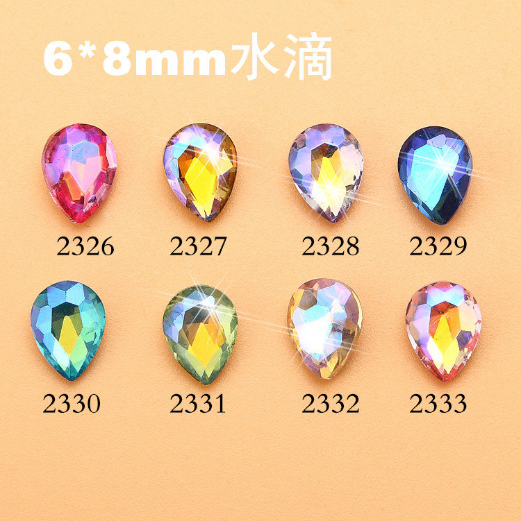 Hot NEW Wholesale Alloy Jewelry 3D Nail Art Jewelry Nail rhinestones Sticker Supplier Number ML2326-2333