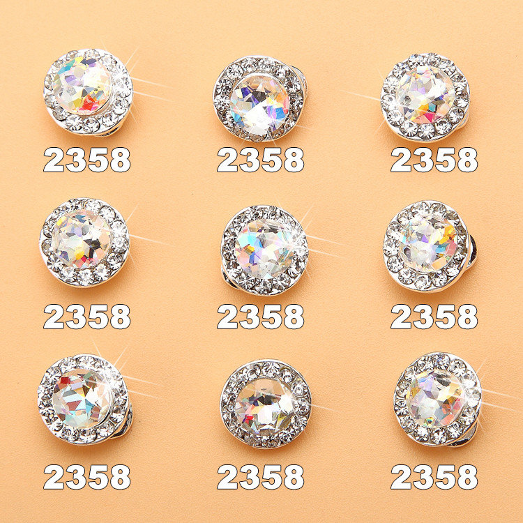Hot NEW Wholesale Alloy Jewelry 3D Nail Art Jewelry Nail rhinestones Sticker Supplier Number ML2358