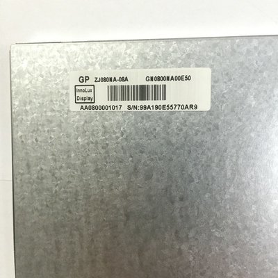 Chinese manufacturer supply Innolux 8" ZJ080NA-08A with 1024*600 pixel, LVDS connector, 40pin , 500nits TFT lcd panel