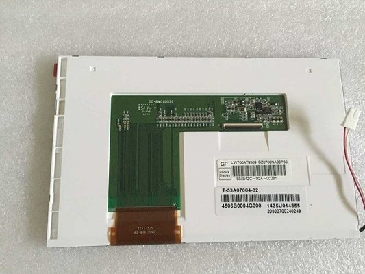 TFT displays Industrial control RGB interface 800x480p 40pins 350cd/m2 Innolux LW700AT9309 for Medical