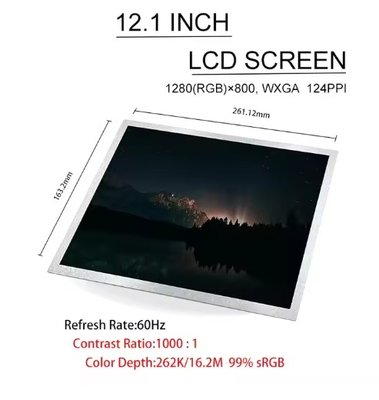 AUO Original New G121EAN01.3 High Luminance 1500cd/m2 12.1inch LVDS 20pins LCD Screen panel for outdoor and industrial