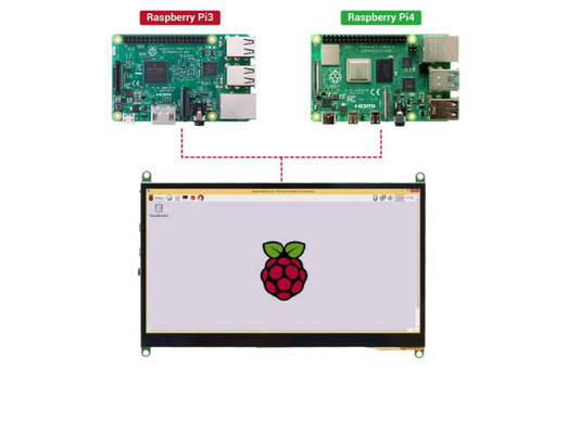 Hot sell IPS 10.1inch HDMI Raspberry pI 1024x600 Capacitive touch LCD Display with speaker for Raspberry Pi 4B /3B