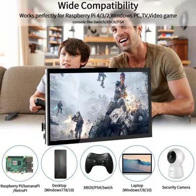 Best price Wholesale 10.1inch Raspberry Pi LCD display with capacitive touch screen & HDMI board 16:9 Ratio IPS Screen